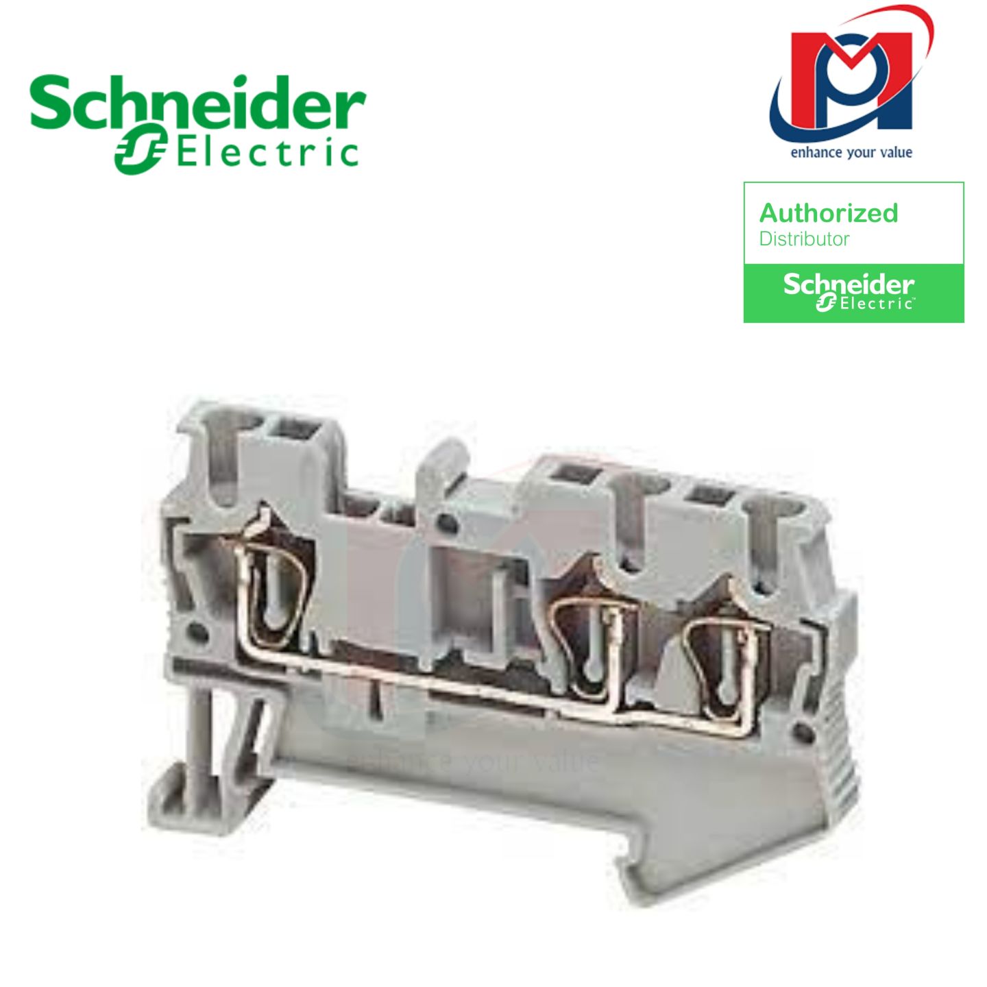 Đầu nối SPRING TERMINAL, FEED THROUGH, 4 POINTS, - Schneider - NSYTRR24 ...