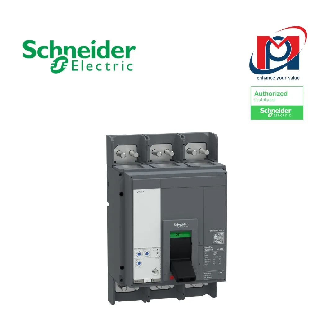 Aptomat khối MCCB EasyPact CVS 1600A 50kA 3P3D 415V AC – Schneider ...
